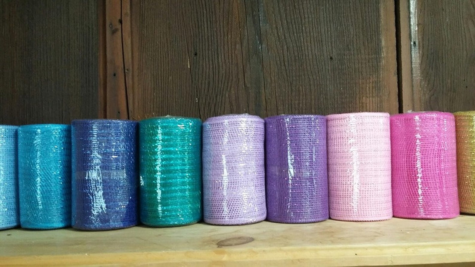 Deco Mesh Ribbon Rolls - Etsy