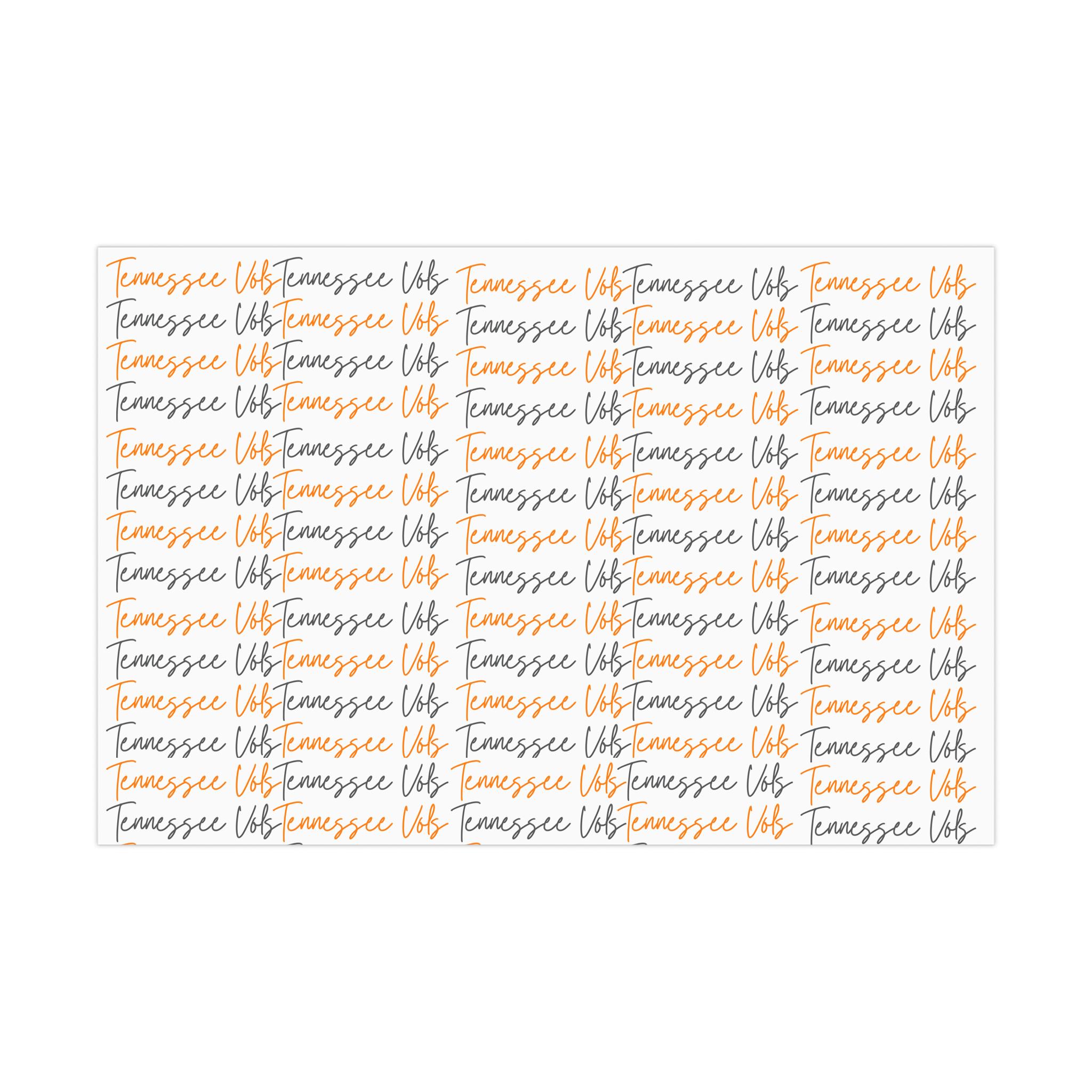 University of Tennessee Wrapping Paper, UT Gift Wrap - Etsy