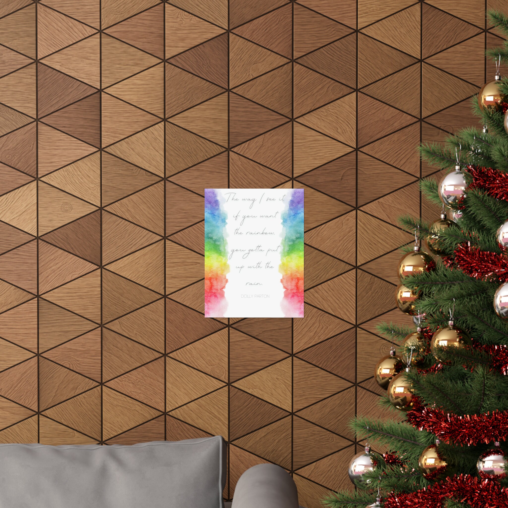 Rainbow Poster, Dolly Parton Quote Poster - Etsy