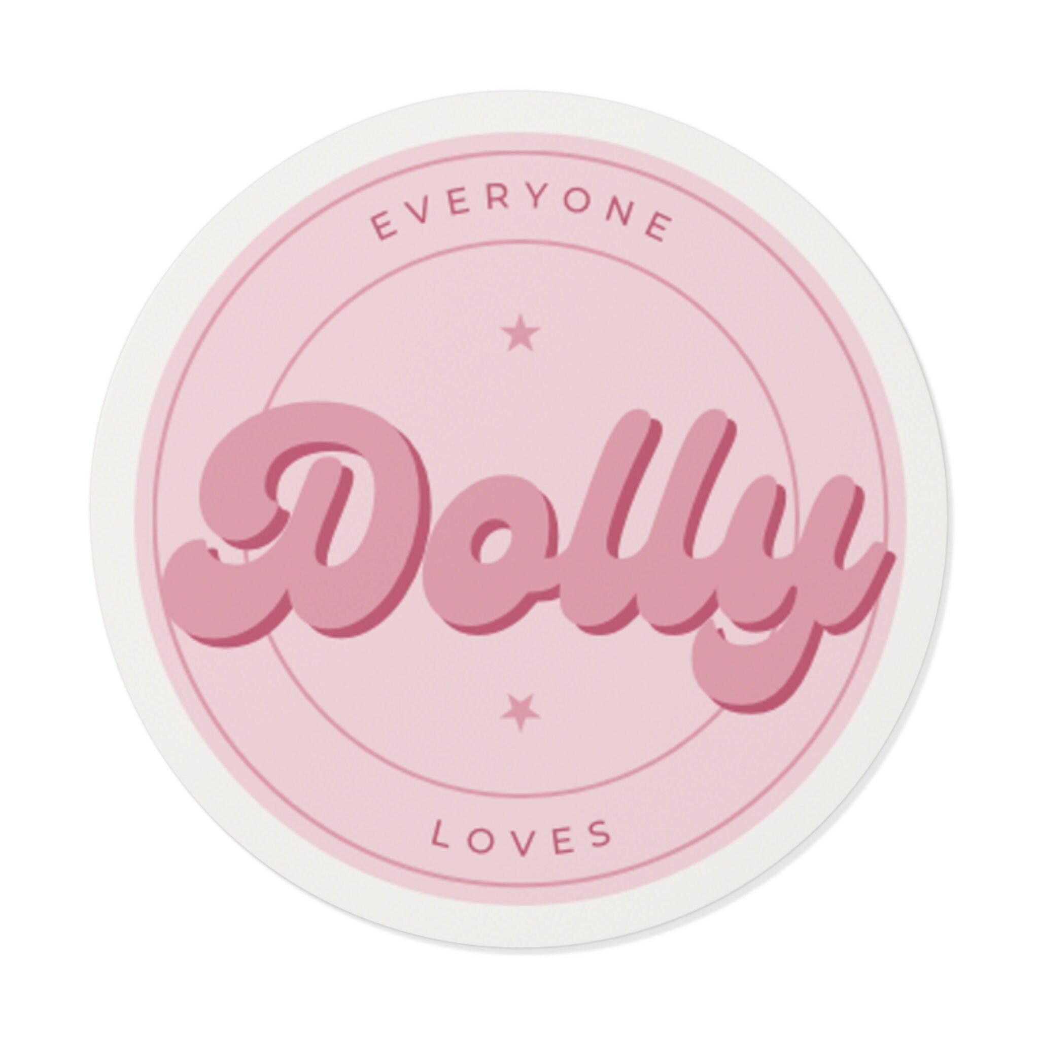 Everyone Loves Dolly Sticker - Etsy