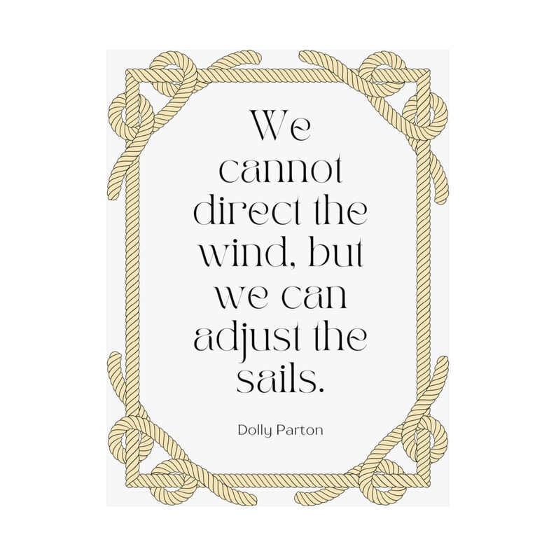 Sailing Poster, Dolly Parton Quote, Motivational Poster - Etsy
