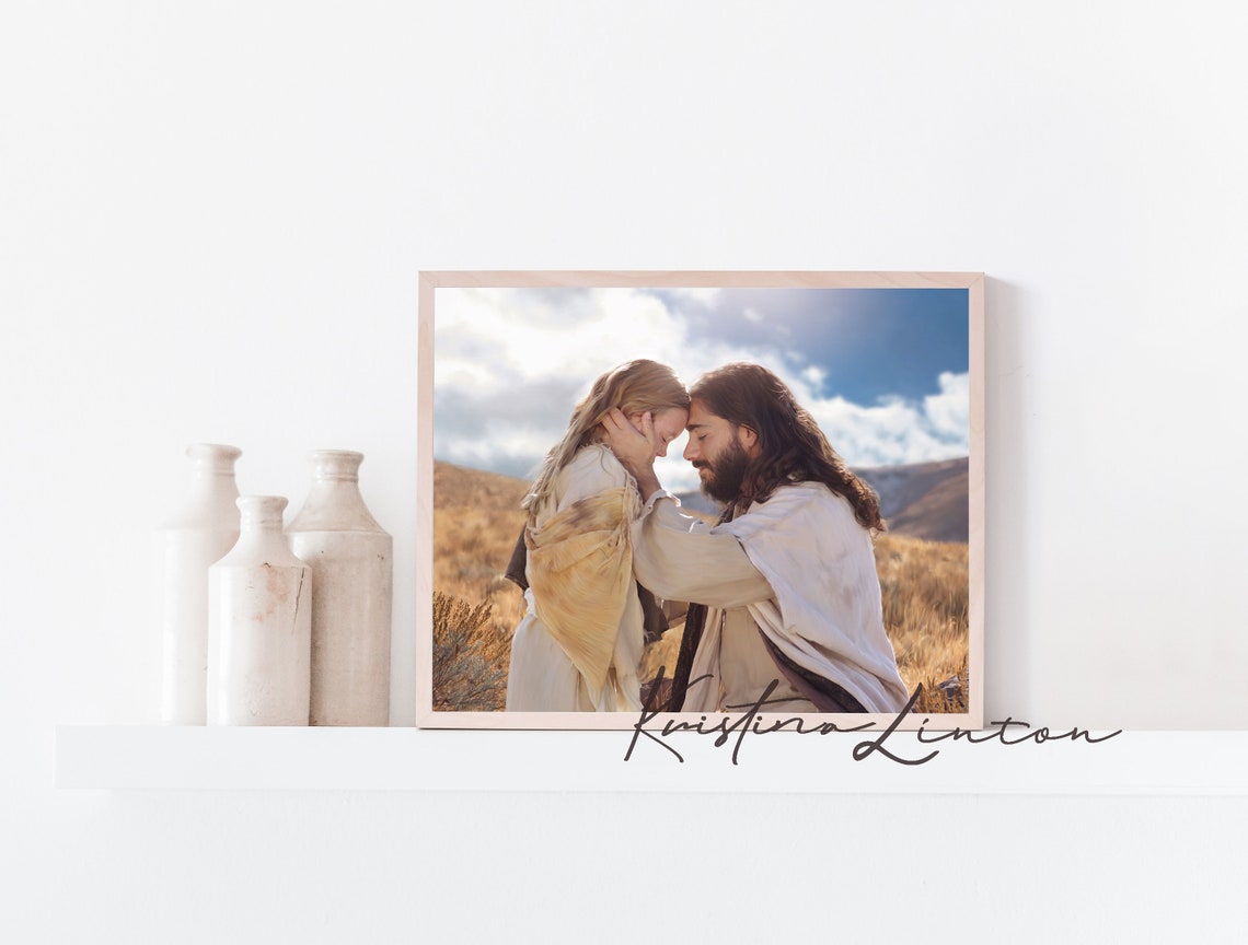 Print, Christ With Child, LDS, Painting, Christian, Christ, Hope, Print ...