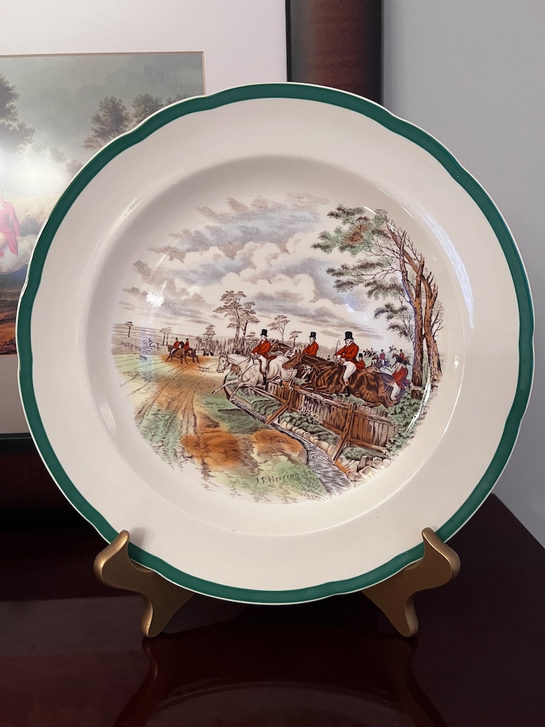 Herring Hunt by Spode Set - Etsy