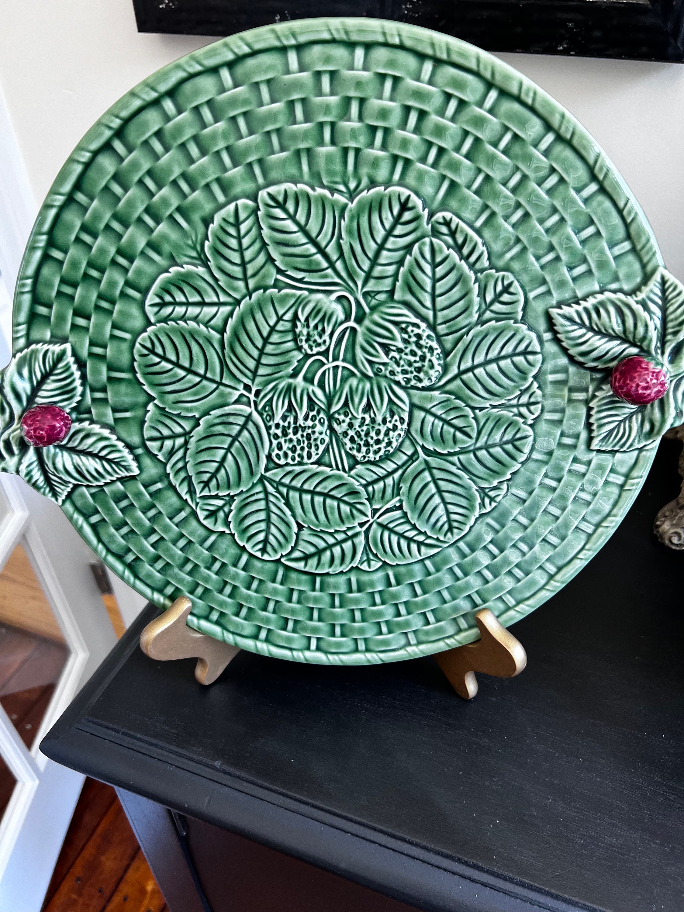 Bordallo Pinheiro Cake Platter Made in Portugal RARE - Etsy