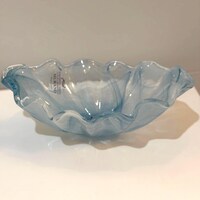 Vannes France Art Glass Splash Form Crystal Bowl - Etsy