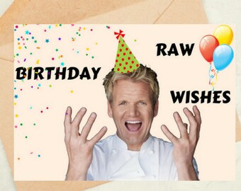 Gordon ramsay card | Etsy