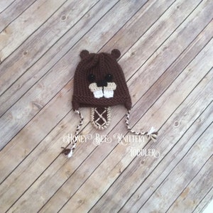 Beaver Hat - 6 Sizes Available, READY TO SHIP; Animal, Beaver Dam, Big ...