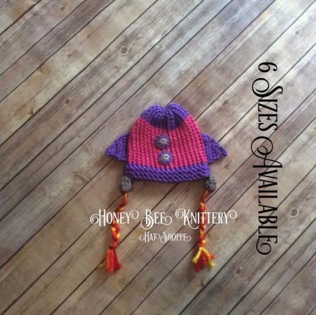 Rocket Hat - 6 Sizes Available, READY TO SHIP; Space Rocket, Outer ...