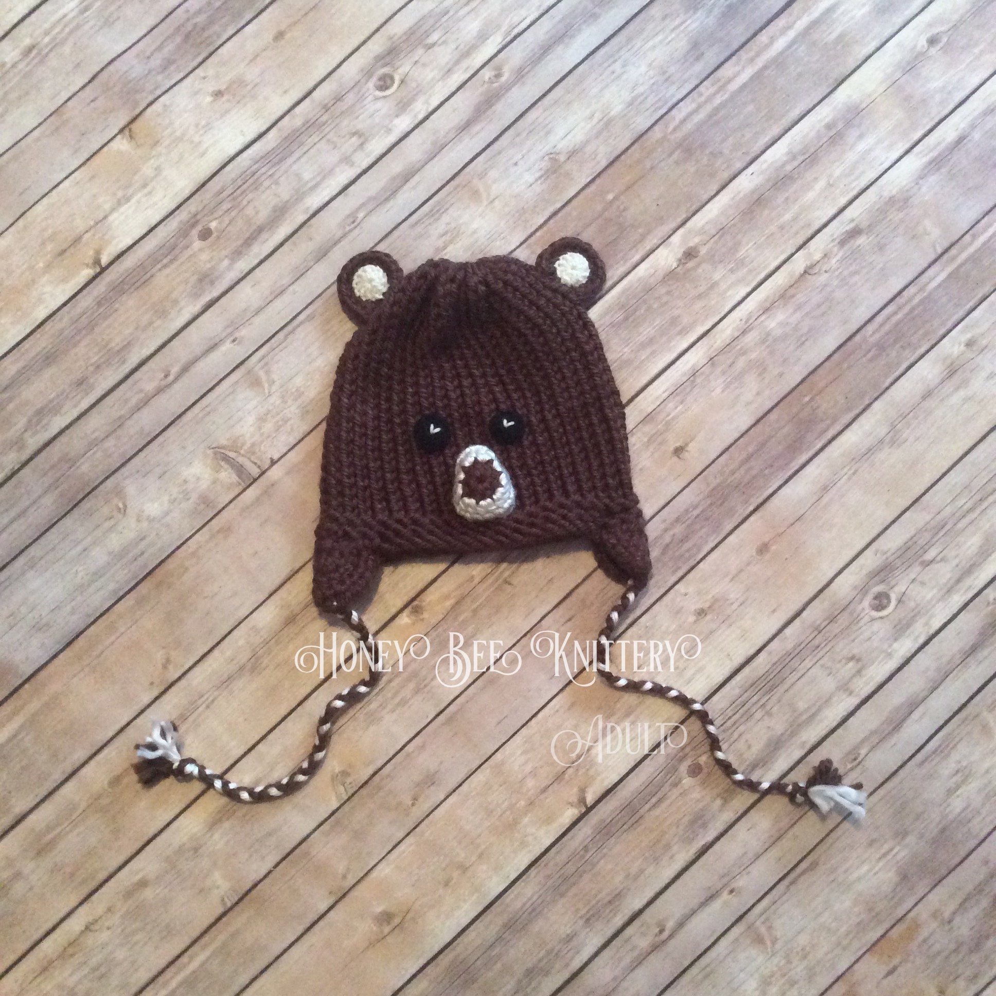 Brown Bear Hat 6 sizes available READY TO SHIP grizzly | Etsy