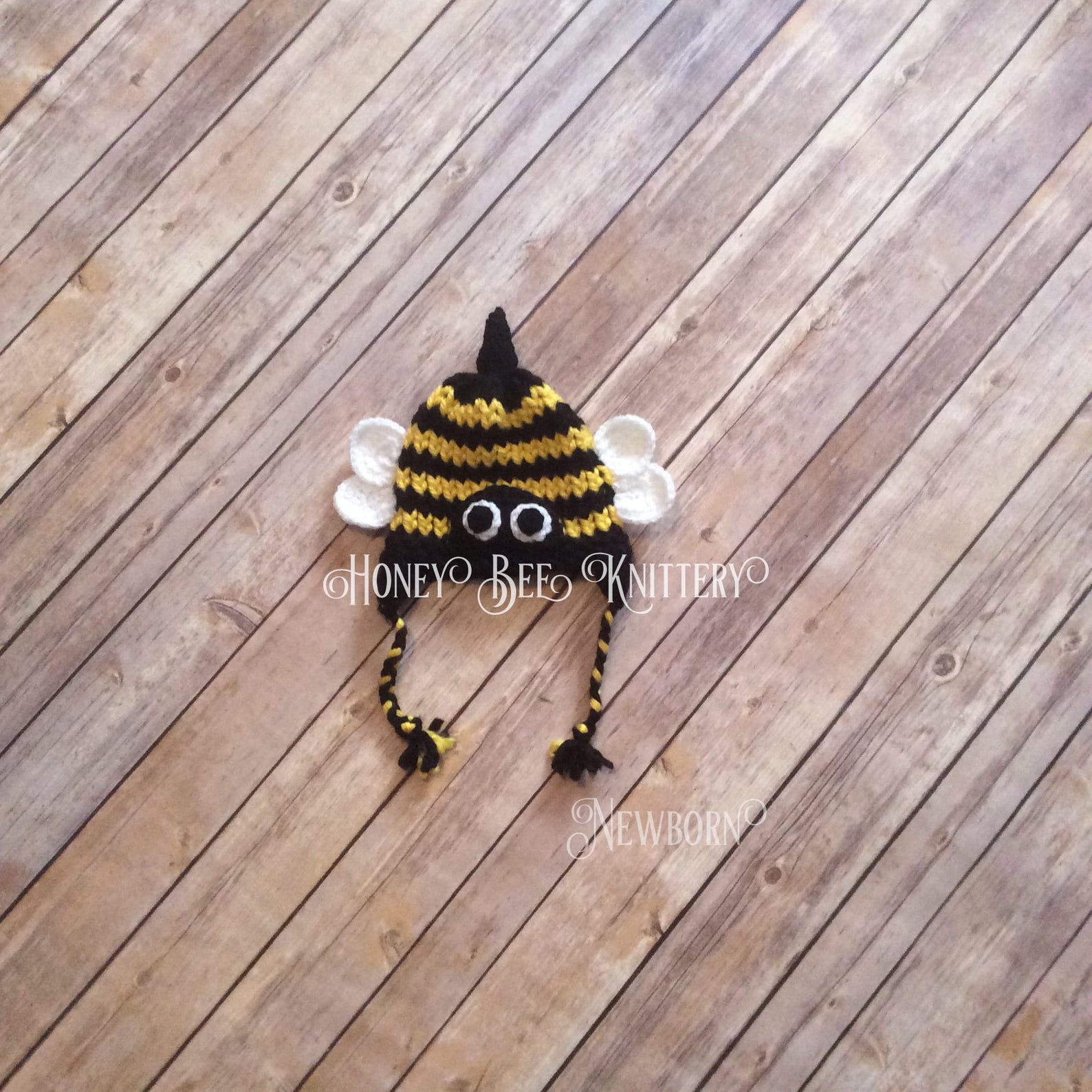 Honey Bee Hat PATTERN ONLY - 6 Sizes Included; Beehive, Bug, Buzz ...