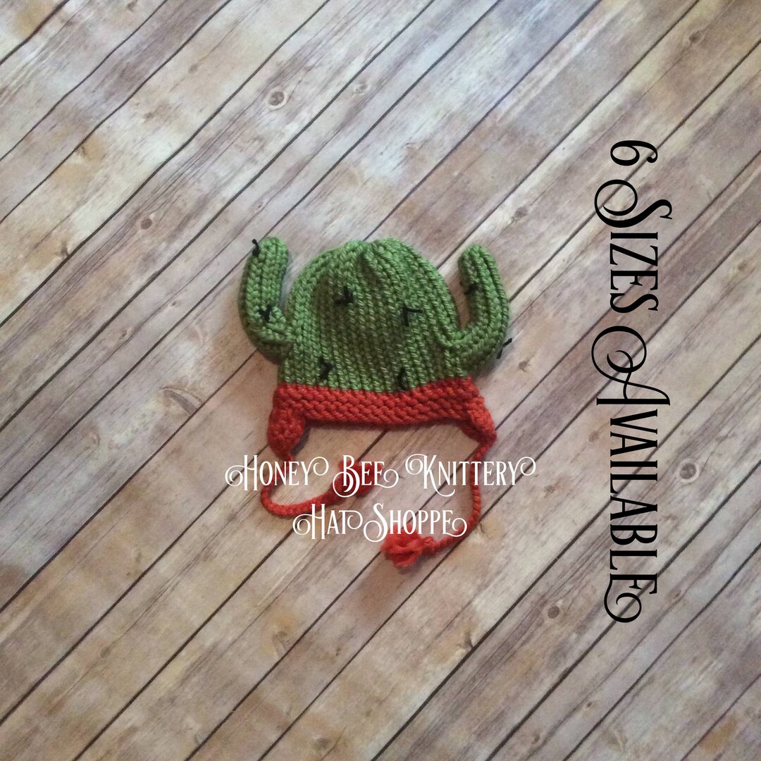 Cactus Hat - 6 Sizes Available, READY TO SHIP; Saguaro, Desert, Oasis ...