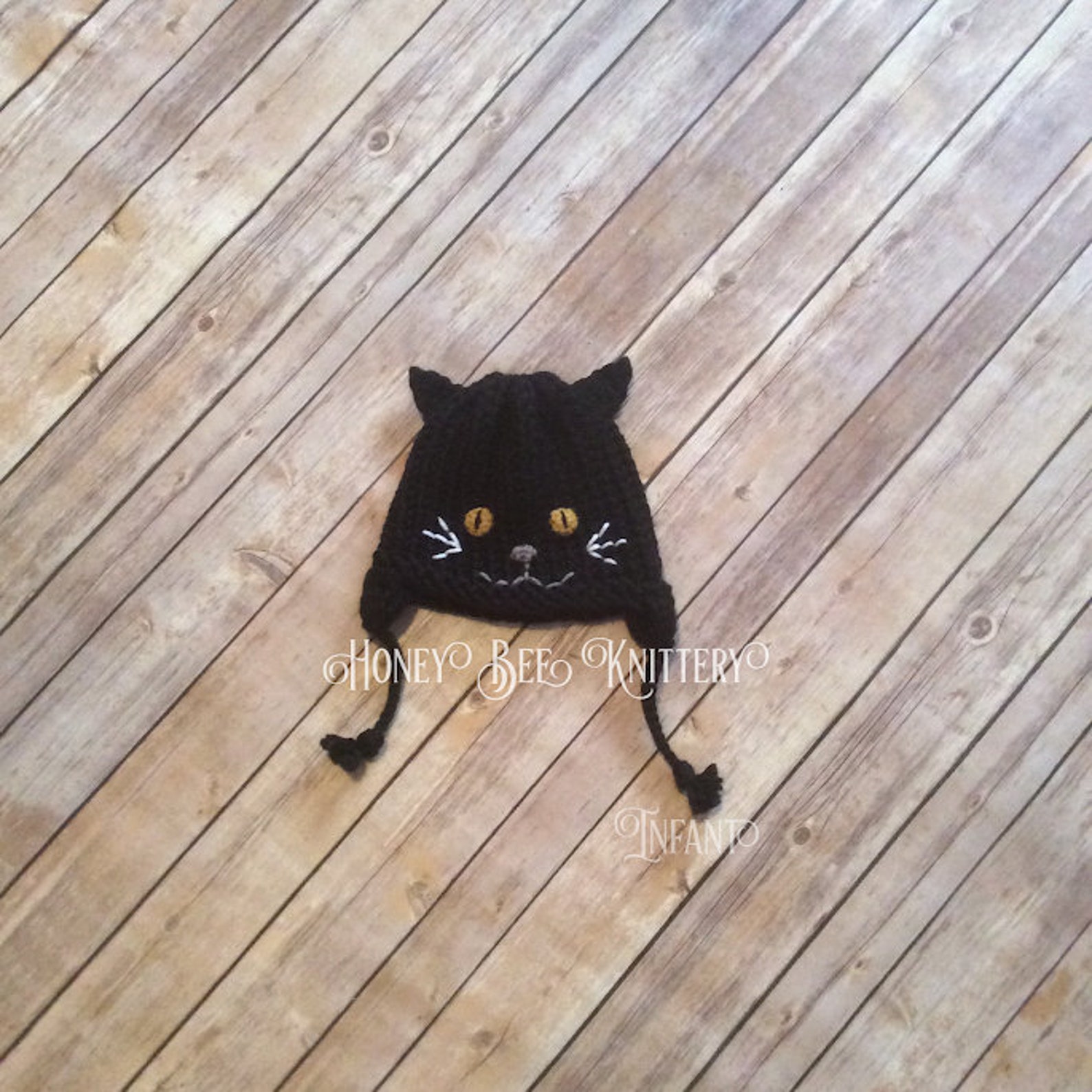 Black Cat Hat PATTERN ONLY 6 Sizes Included Halloween | Etsy