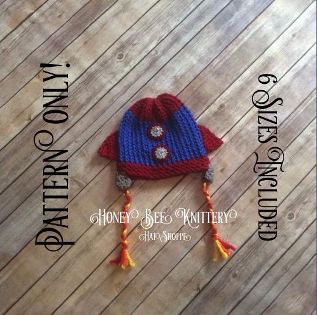 Rocket Hat PATTERN ONLY - 6 Sizes Included; Space Rocket, Outer Space ...