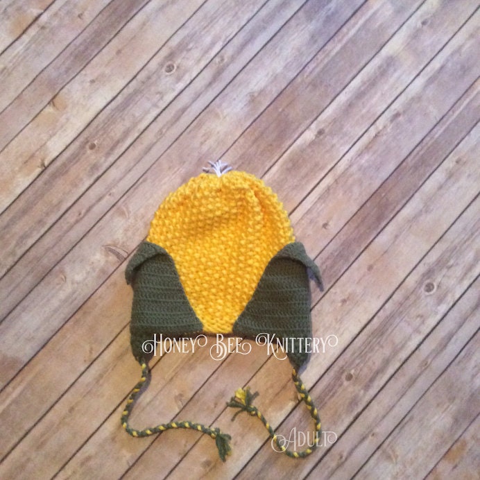 Ear of Corn Hat PATTERN ONLY 6 Sizes Included Corn on Cob | Etsy