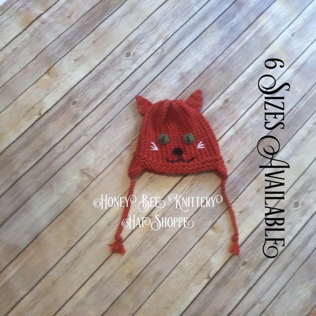 Orange Cat Hat - 6 Sizes Available, READY TO SHIP; Halloween, Meow ...