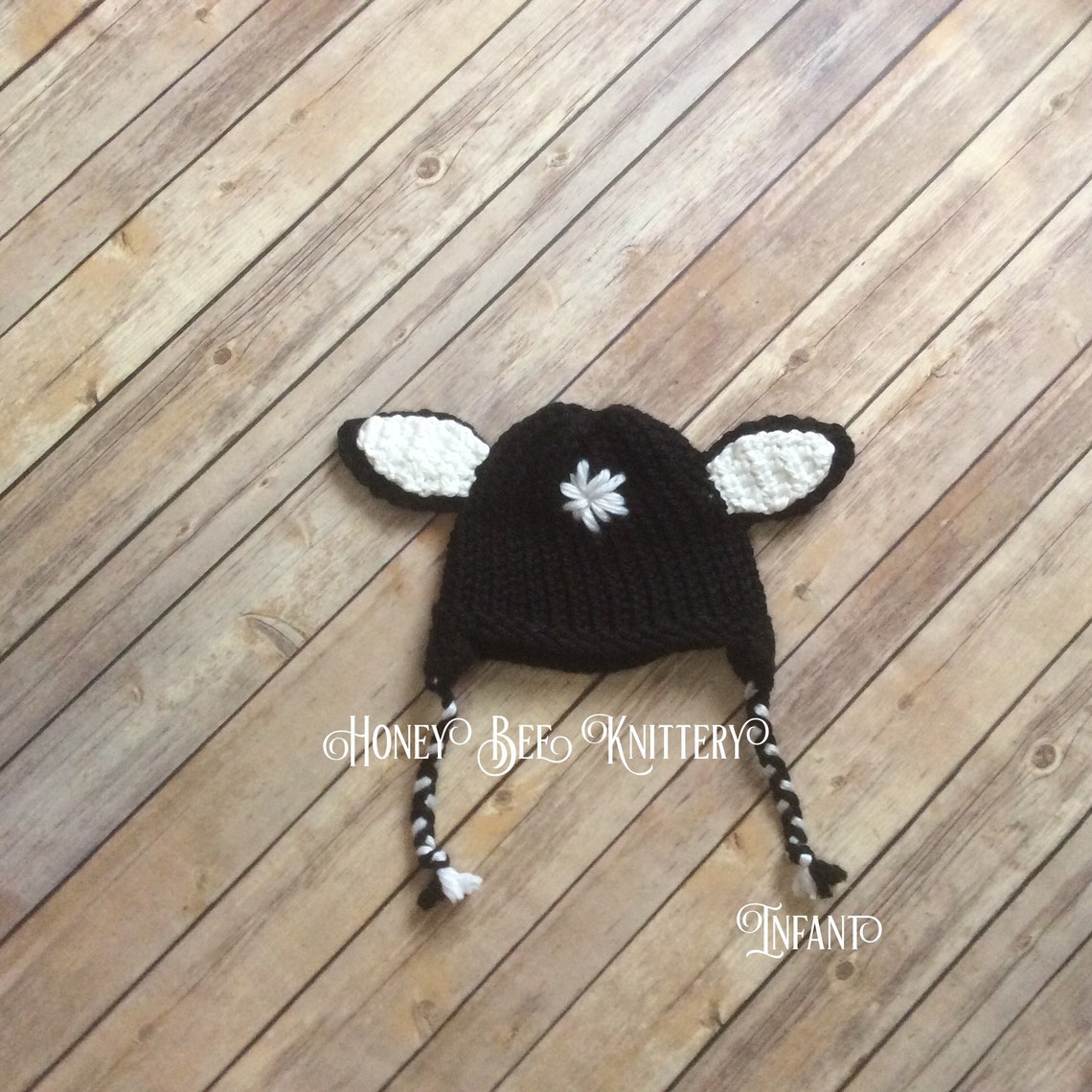 Black Goat Hat - 6 Sizes Available, READY TO SHIP; Animal, Farm, Boer ...