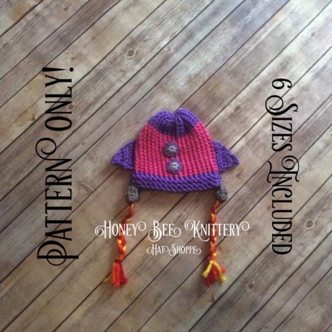 Rocket Hat PATTERN ONLY - 6 Sizes Included; Space Rocket, Outer Space ...