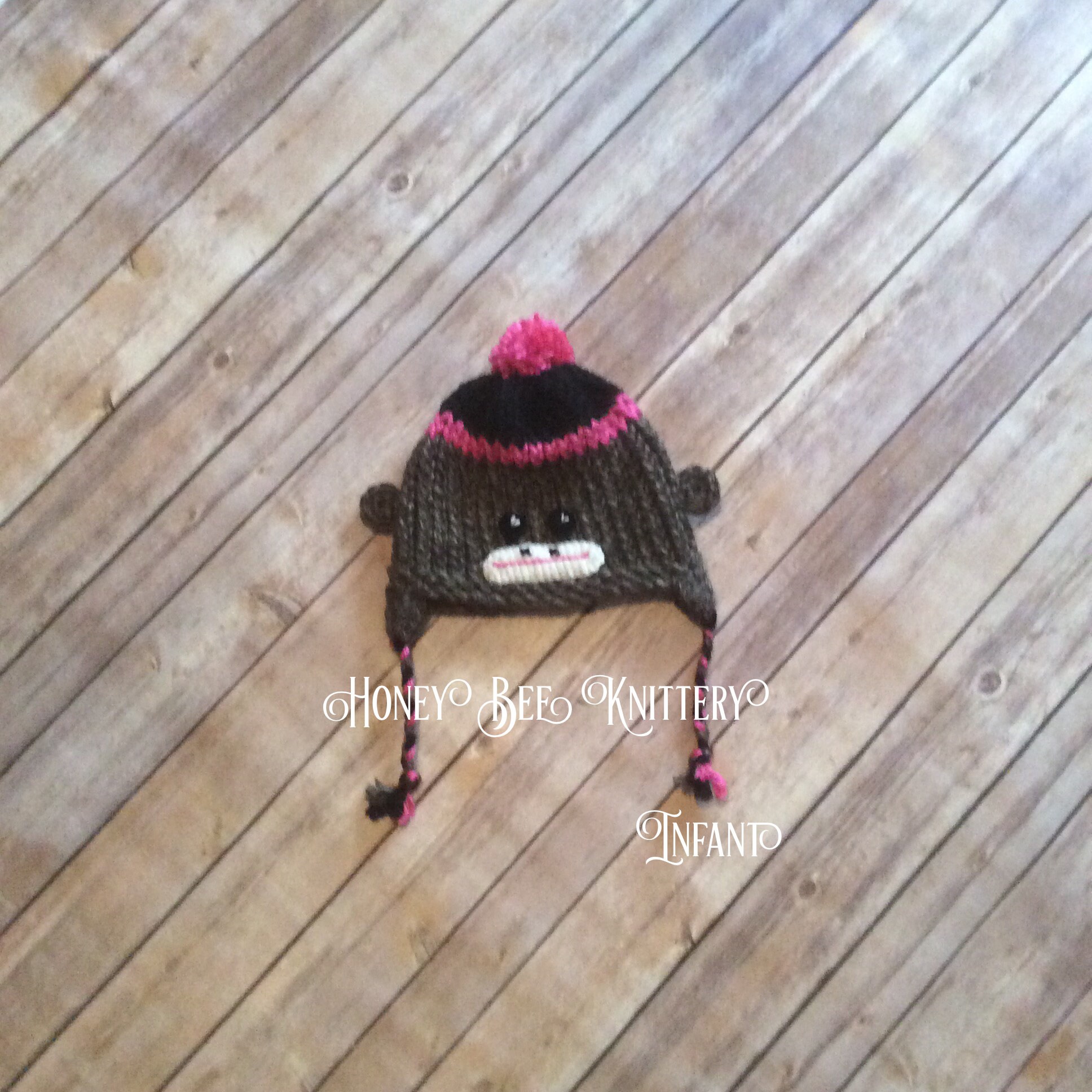 Sock Monkey Hat 6 Sizes Available READY TO SHIP Tweed | Etsy