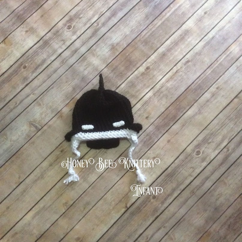 Orca Hat PATTERN ONLY - 6 Sizes Included; Killer Whale, Animal, Ocean ...