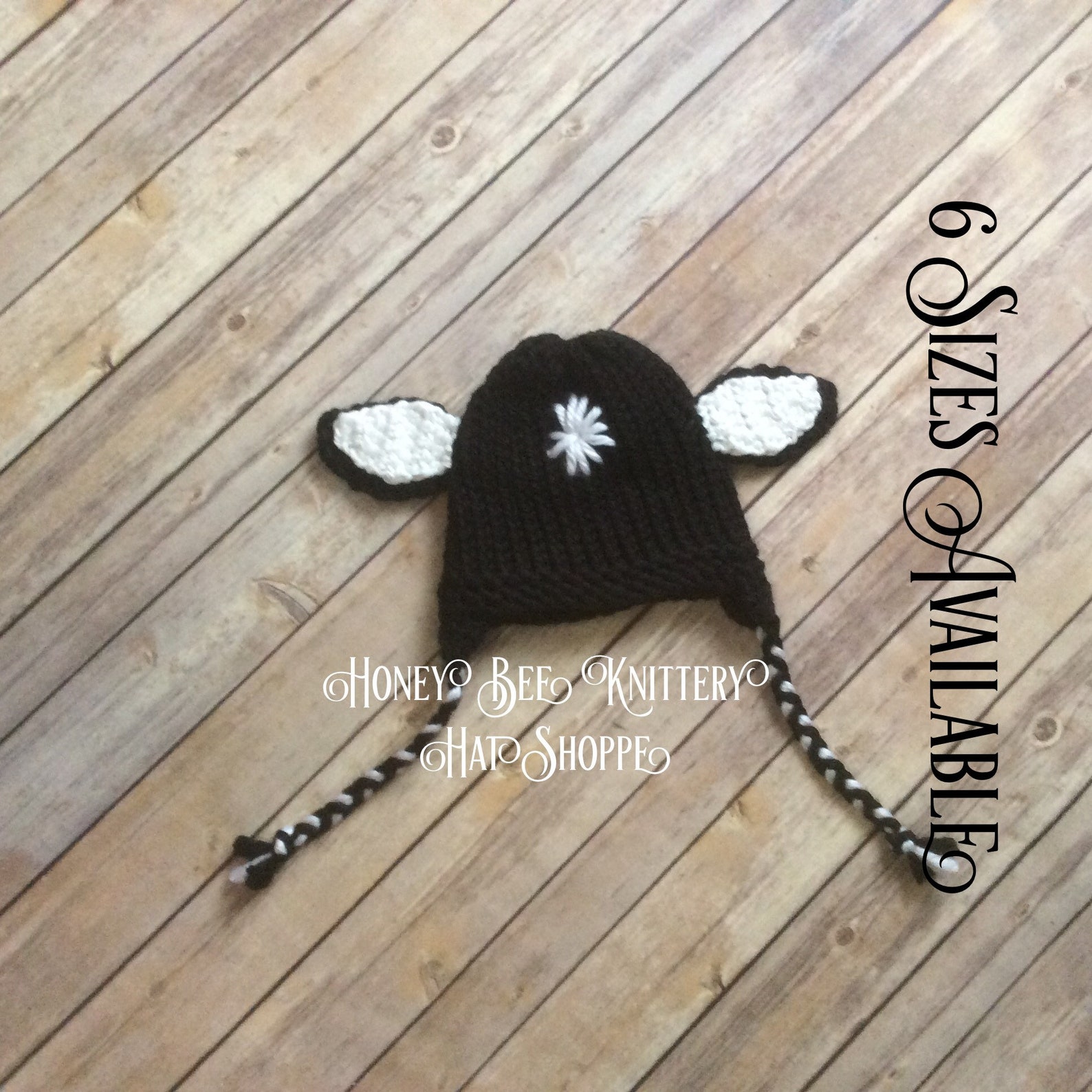 Black Goat Hat 6 Sizes Available READY TO SHIP Animal - Etsy