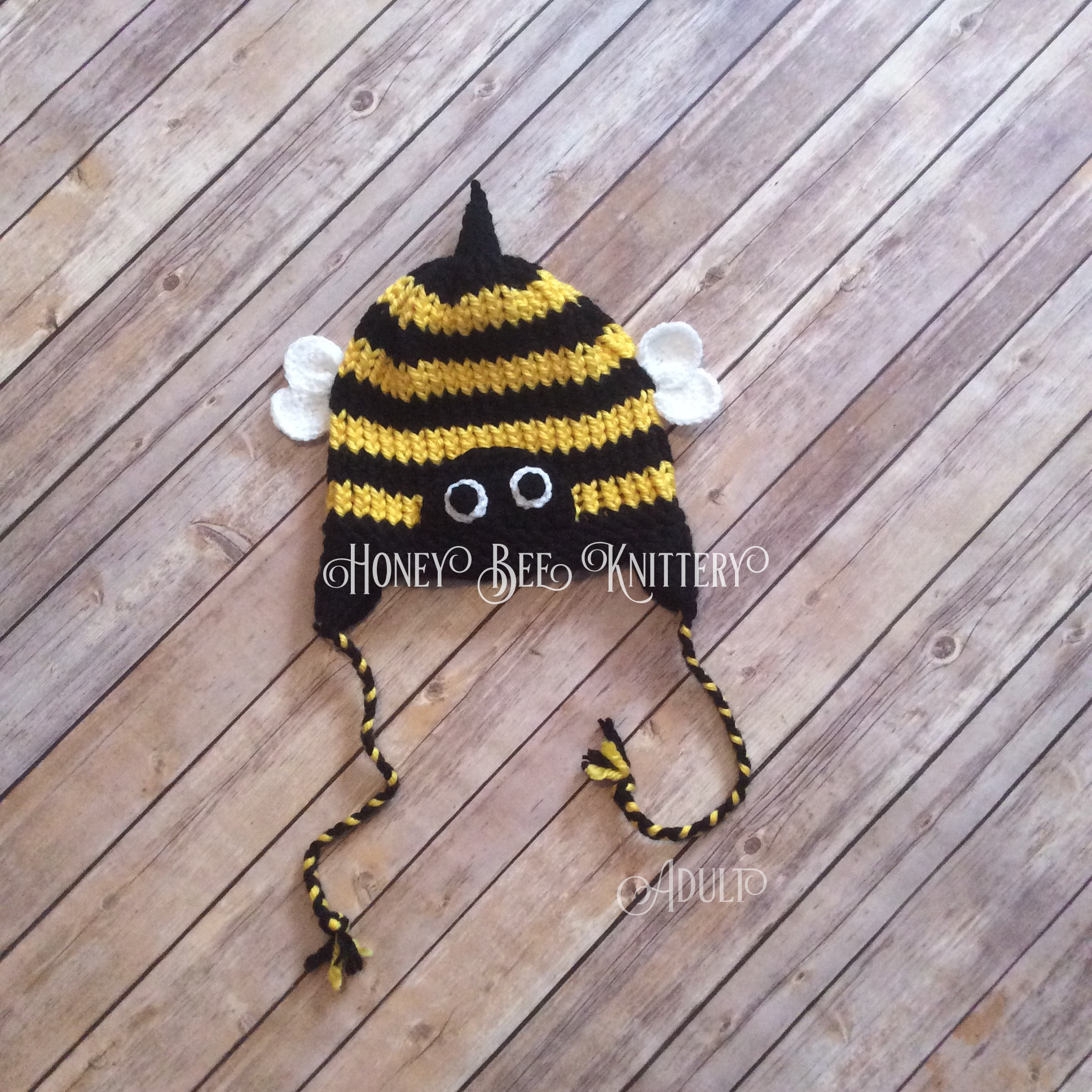 Honey Bee Hat PATTERN ONLY 6 sizes included beehive bug | Etsy