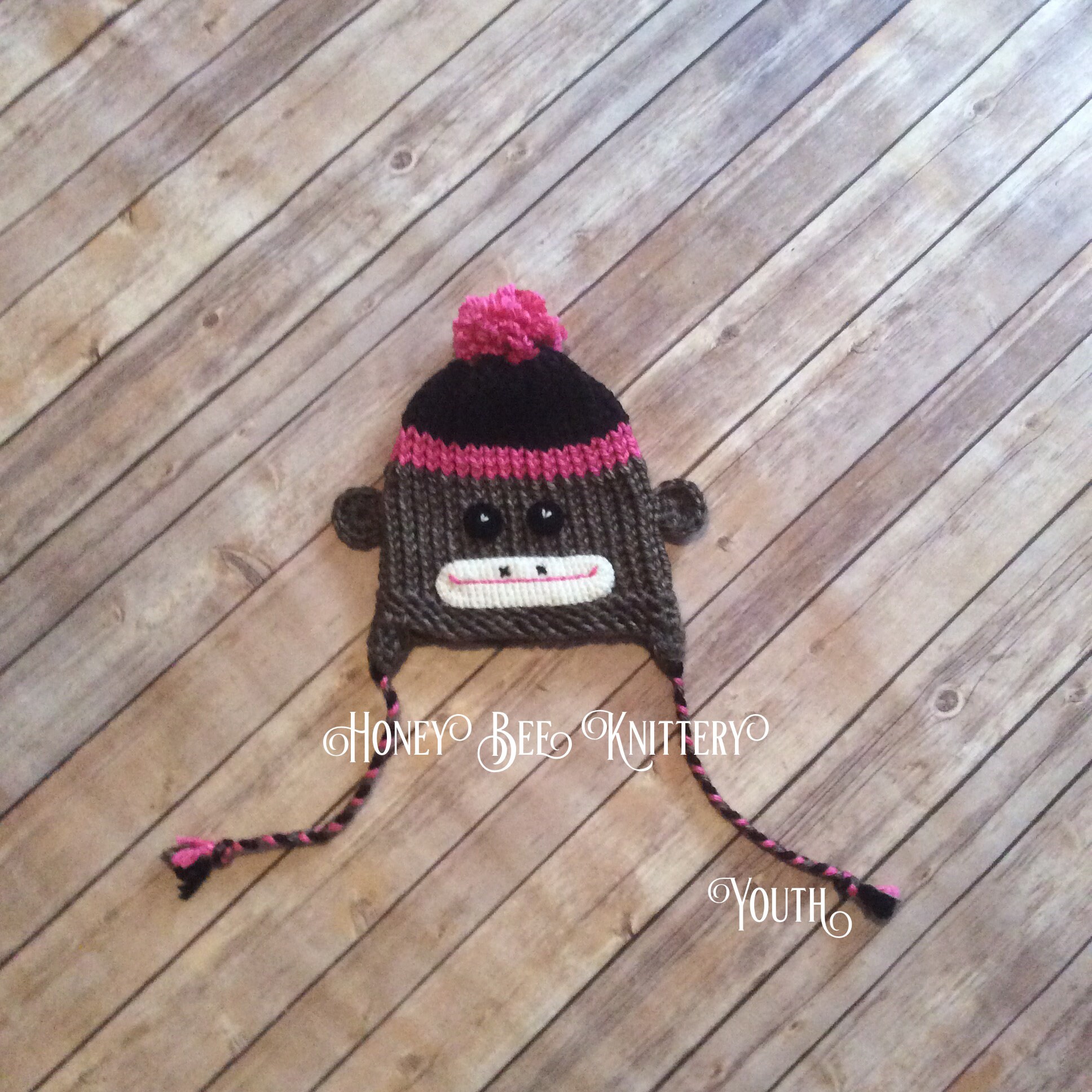 Sock Monkey Hat 6 Sizes Available READY TO SHIP Tweed | Etsy