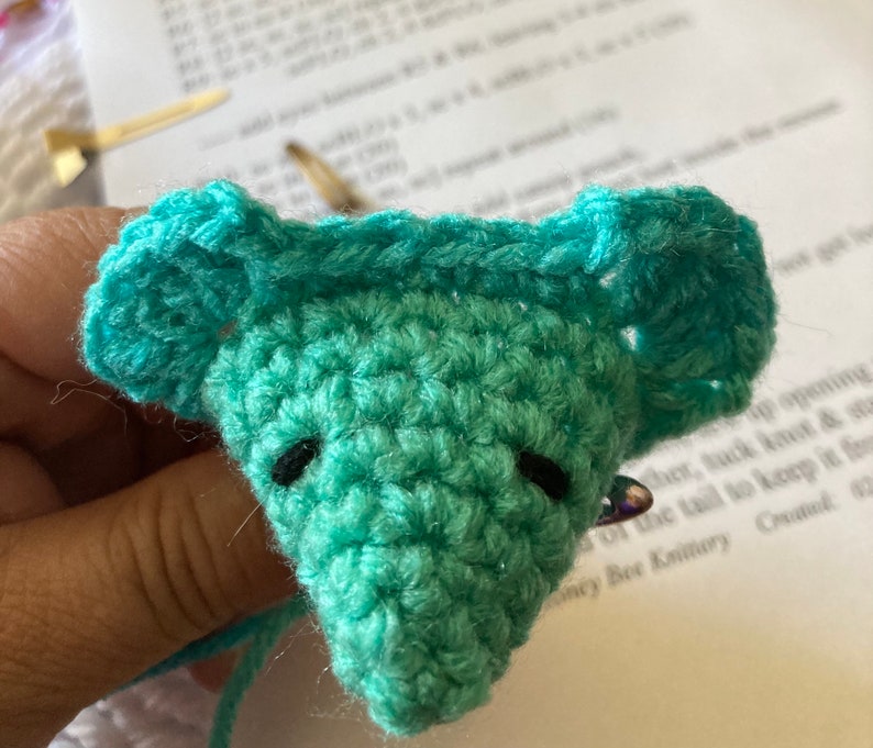 Catnip Mouse PATTERN ONLY No Sew Crochet Pattern Approx 3 - Etsy