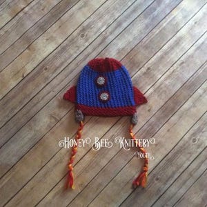 Rocket Hat - 6 Sizes Available, READY TO SHIP; Space Rocket, Outer ...