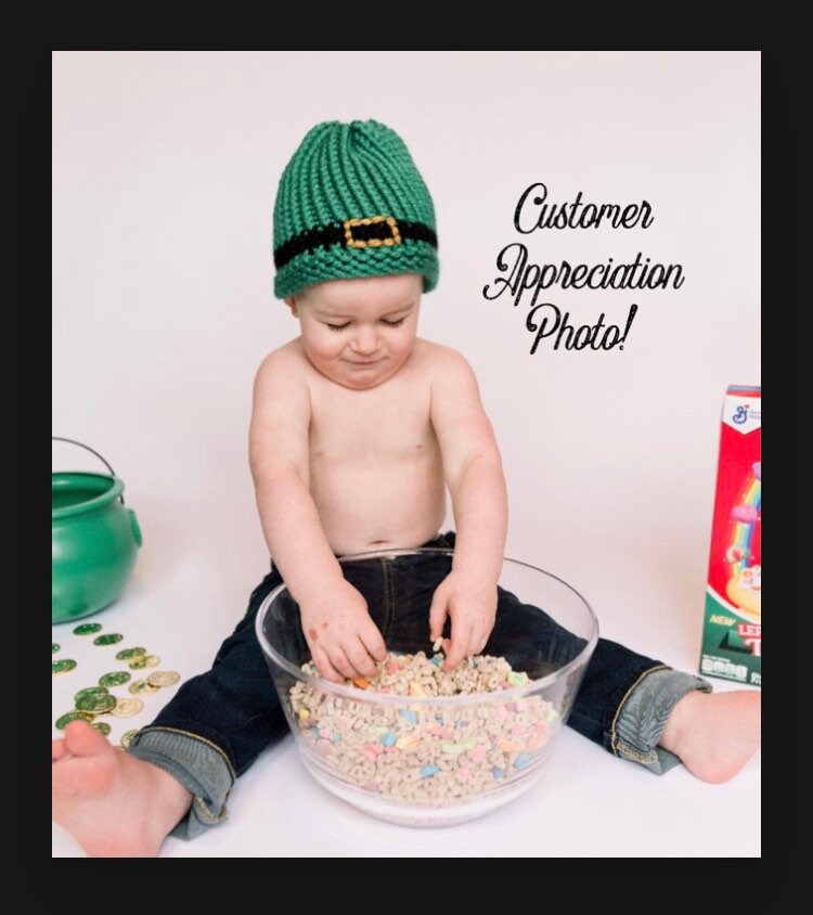 St Patricks Day Hat PATTERN ONLY - 6 Sizes Included; St Pattys Day ...