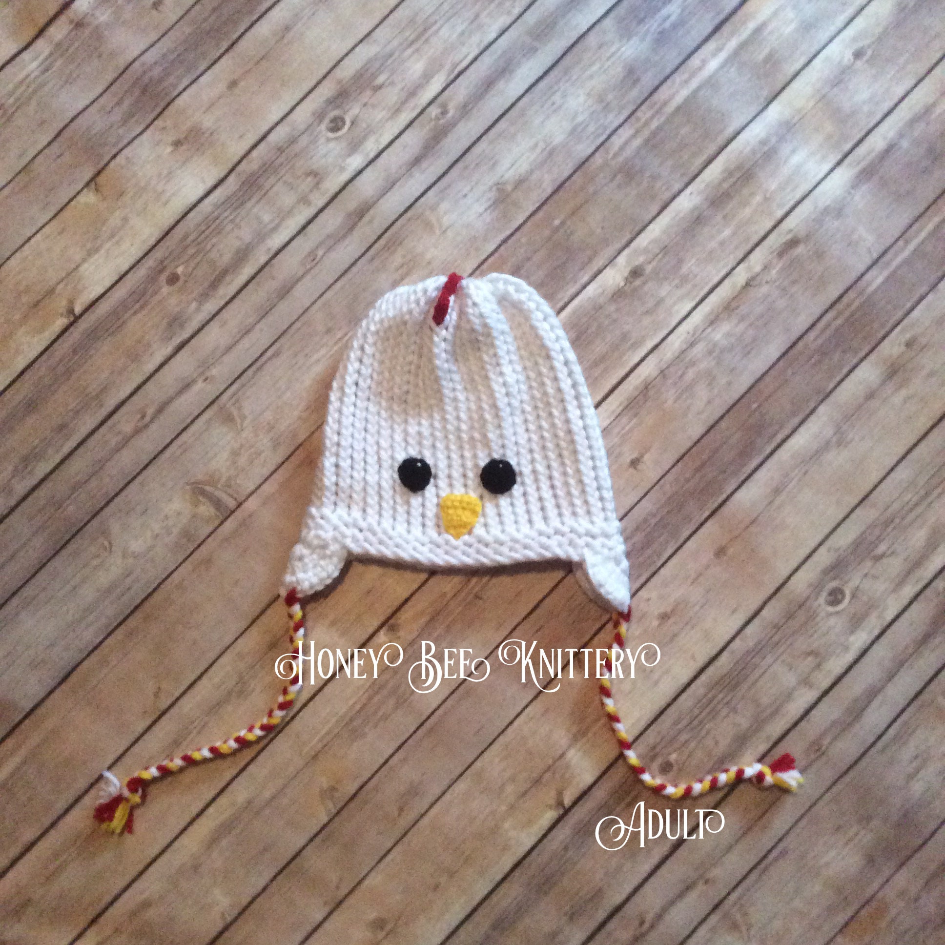 Hen Hat PATTERN ONLY 6 Sizes Included Chicken Rooster | Etsy