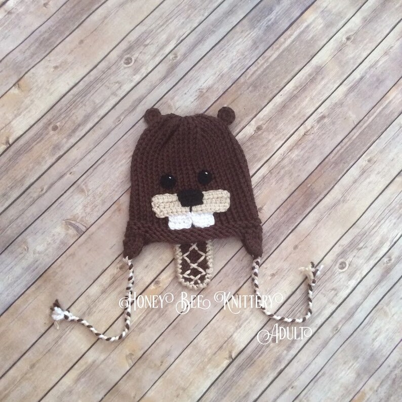 Beaver Hat 6 Sizes Available READY TO SHIP Animal Beaver | Etsy