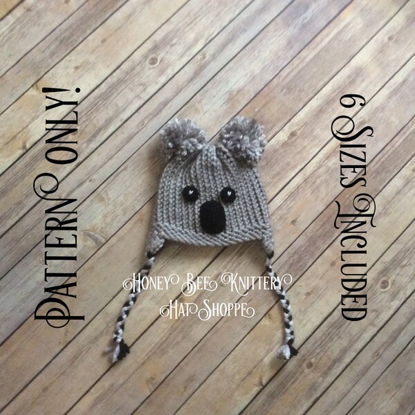 Crochet Koala Hat - Etsy