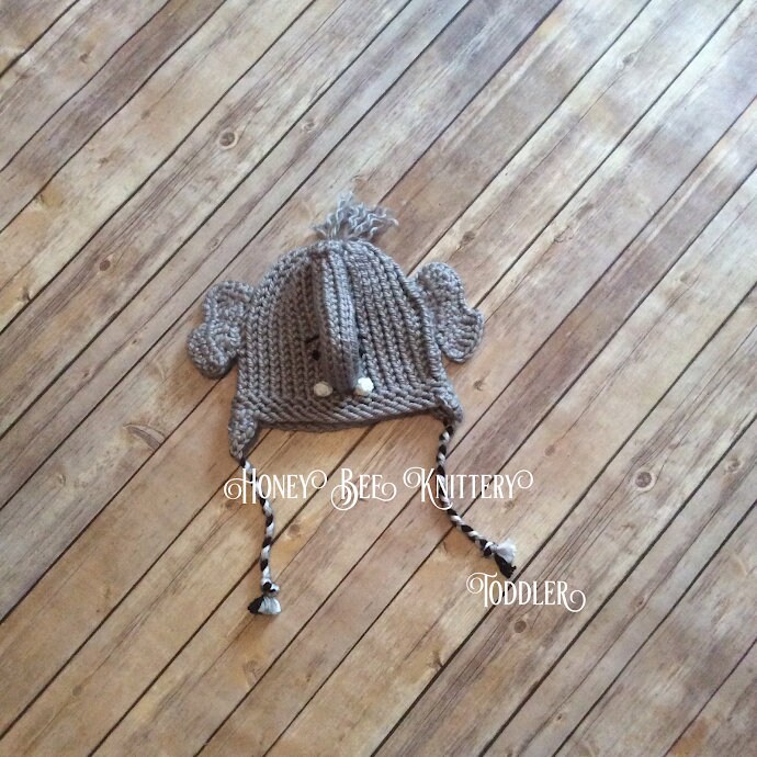 Elephant Hat 6 Sizes Available READY TO SHIP Animal Gray - Etsy