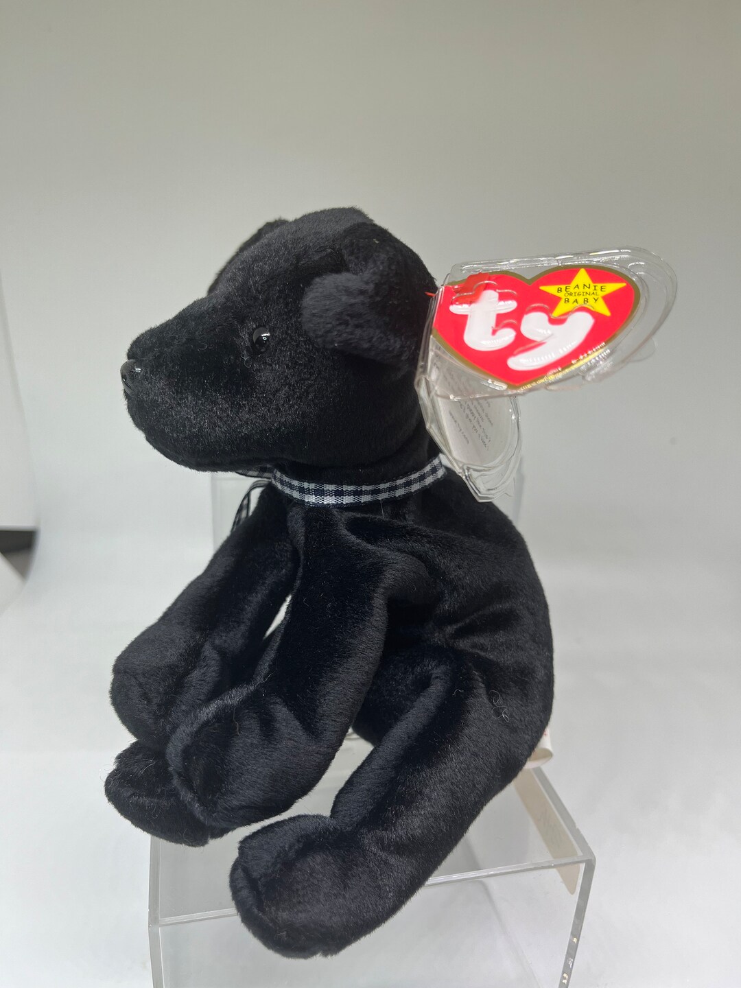 Rare TY Beanie Baby Original LUKE Black Labrador Errors - Etsy