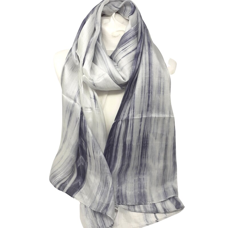Grey Scarf - Etsy