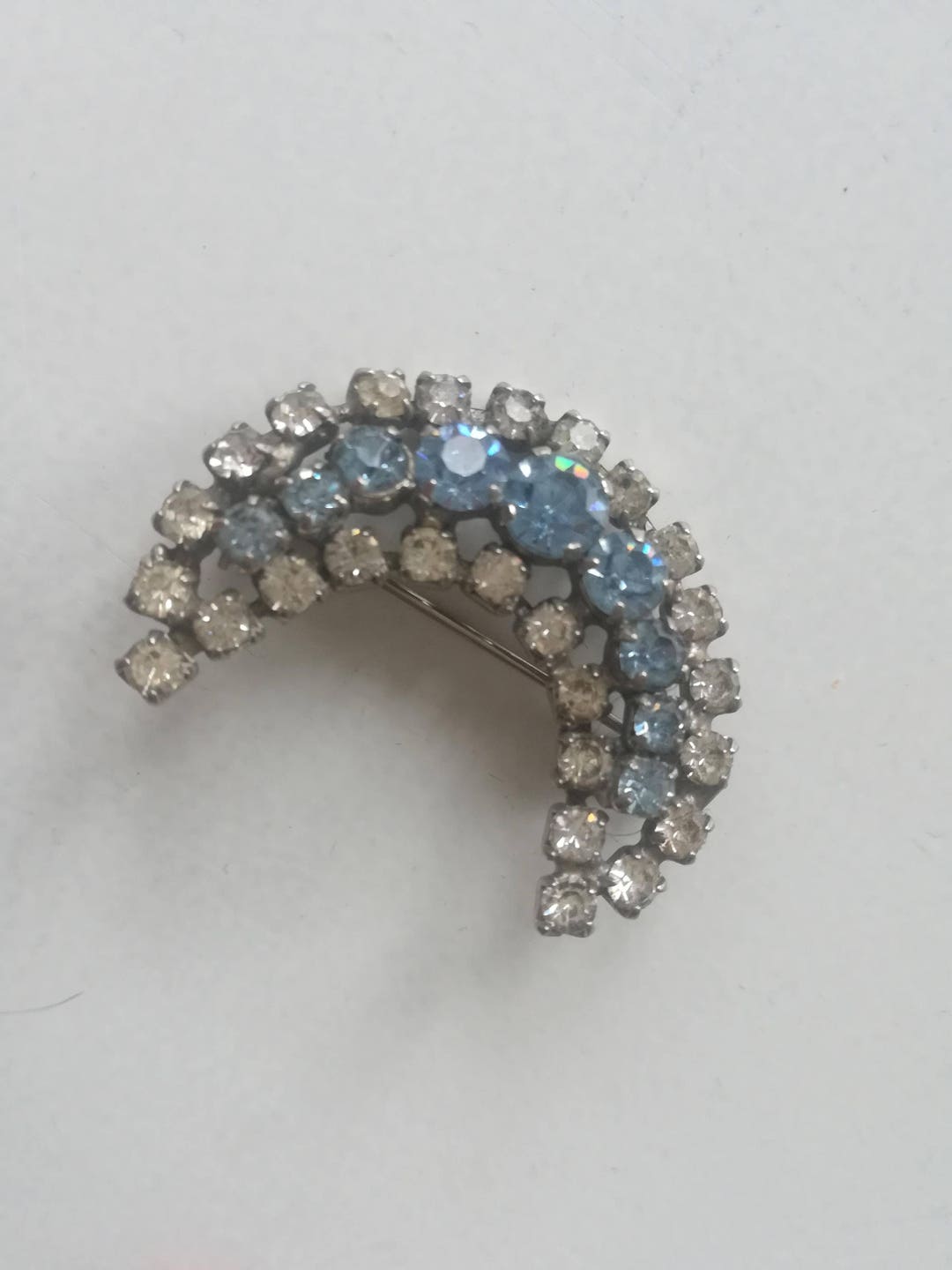 Moon Shaped Brooch - Etsy