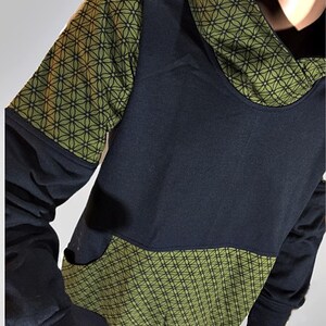Men and Women Hoodie Jacket With Flower of Life Pattern. Perfect for ...