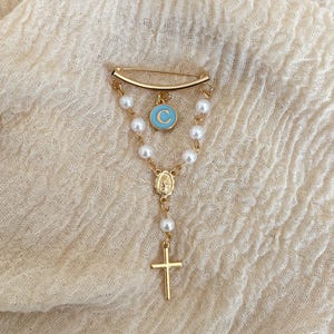 Catholic Baby Personalised Gift - Rosary Virgin Mary Religious ...