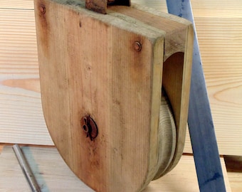 Wood pulley | Etsy