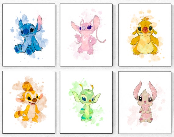 Stitch Print Stitch Poster Stitch Experiments Stitch and | Etsy