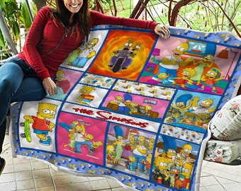 The Simpsons Quilt - Etsy