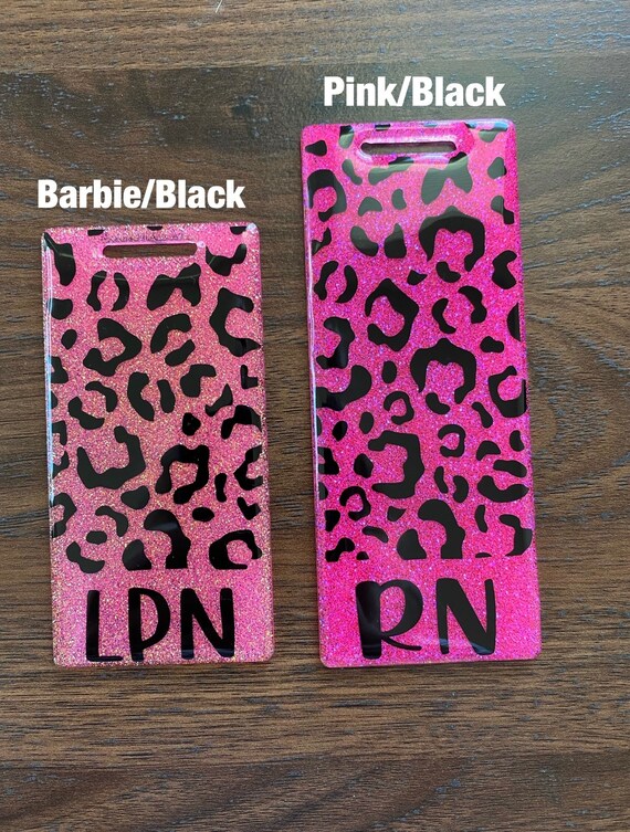 Cheetah Badge Buddy/glitter Badge Buddy Cheetah Style ONLY - Etsy