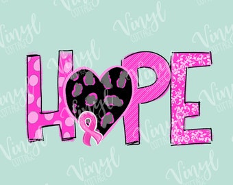 Breast Cancer Flower Pink Ribbon Sublimation Transfer - Etsy