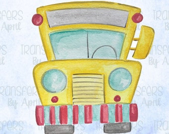 School bus stencil | Etsy