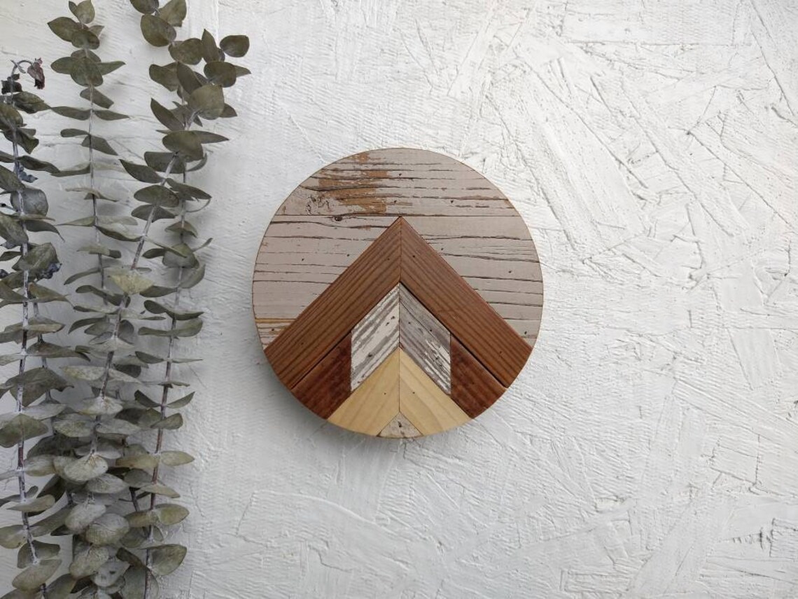 Round mountains small round design mini mountains wood | Etsy