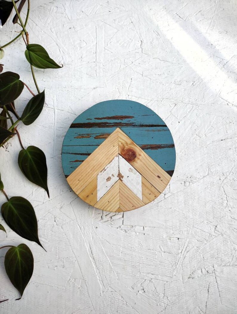 Round Mountains Small Round Design Mini Mountains Wood - Etsy
