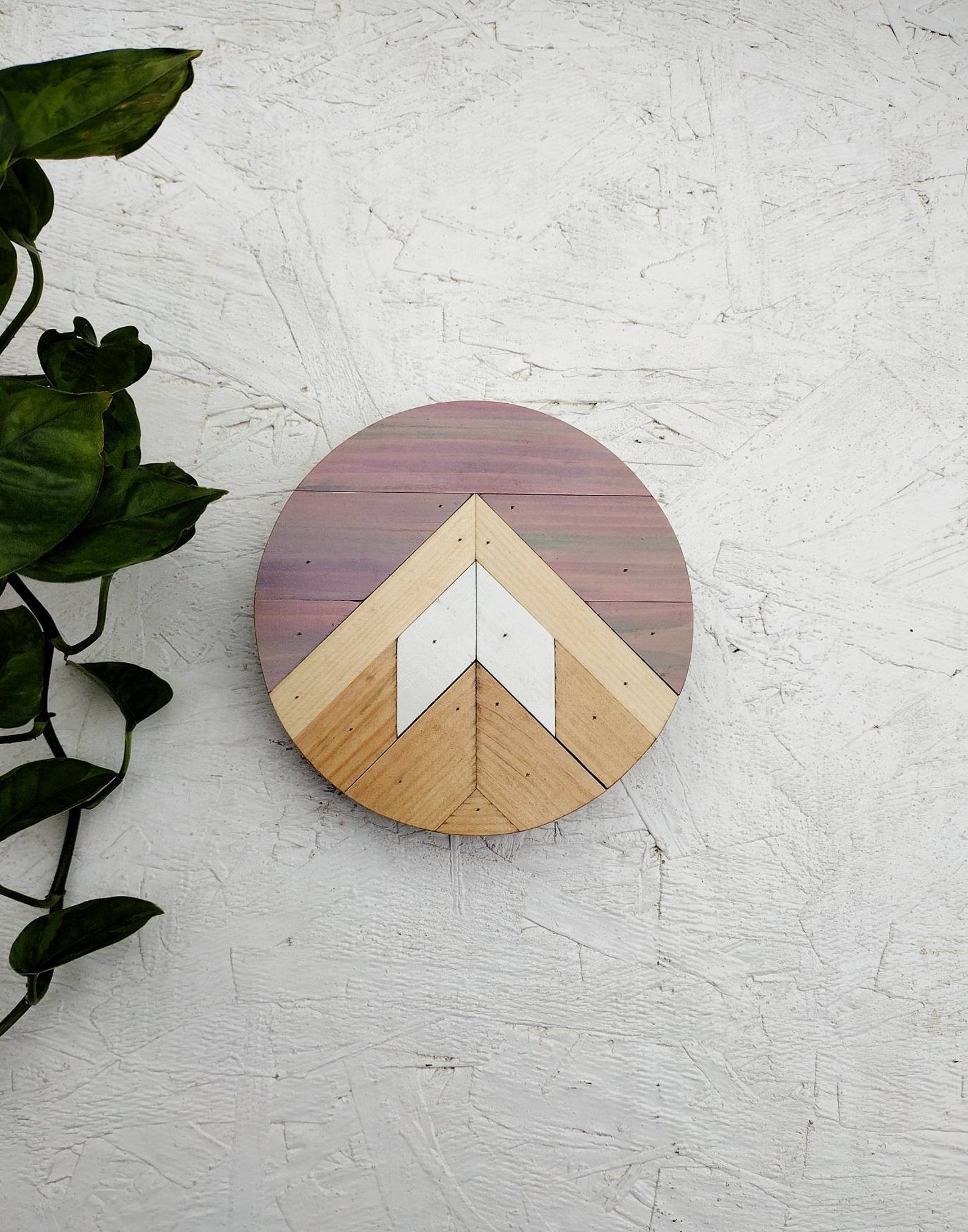 Round Mountains Small Round Design Mini Mountains Wood - Etsy