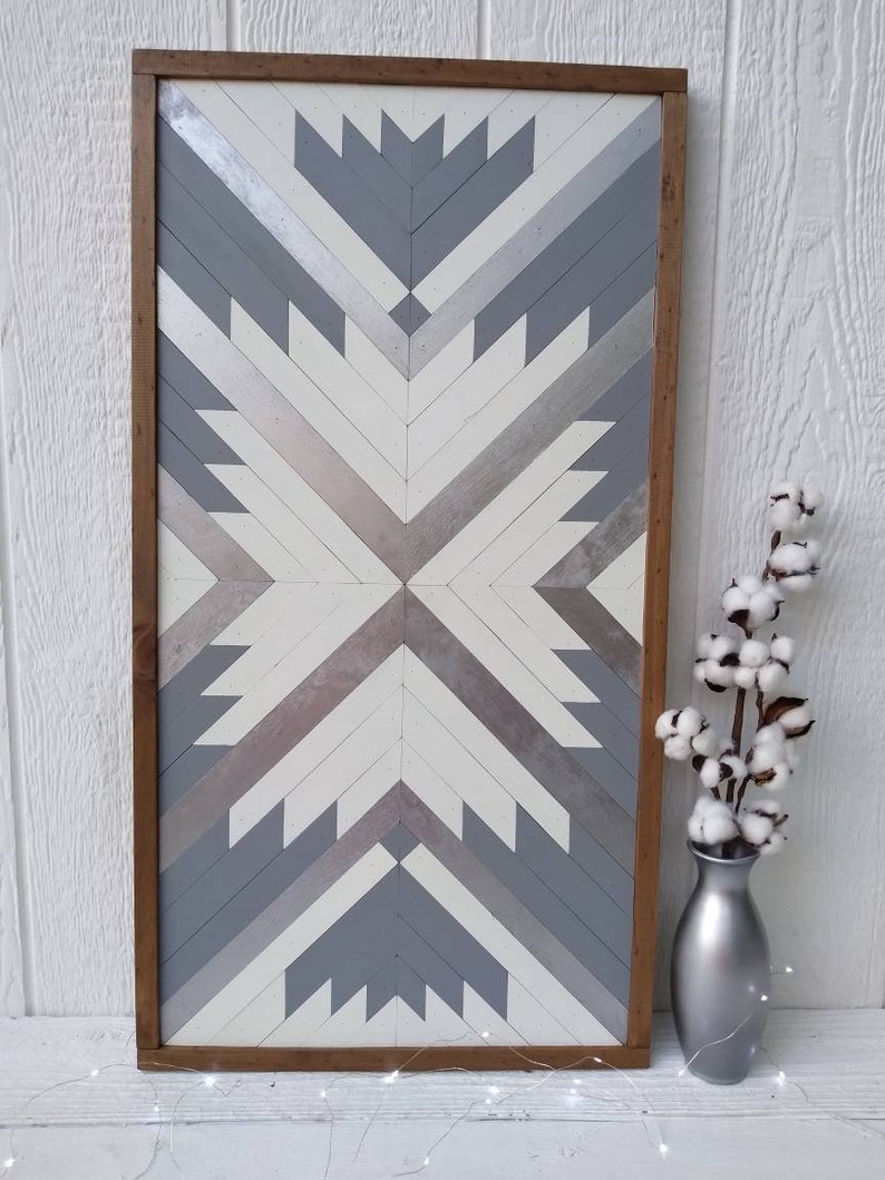 Farmhouse Decor Rustic Decor Aztec Design Boho Decor Home - Etsy