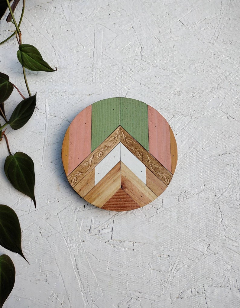 Round Mountains Small Round Design Mini Mountains Wood - Etsy