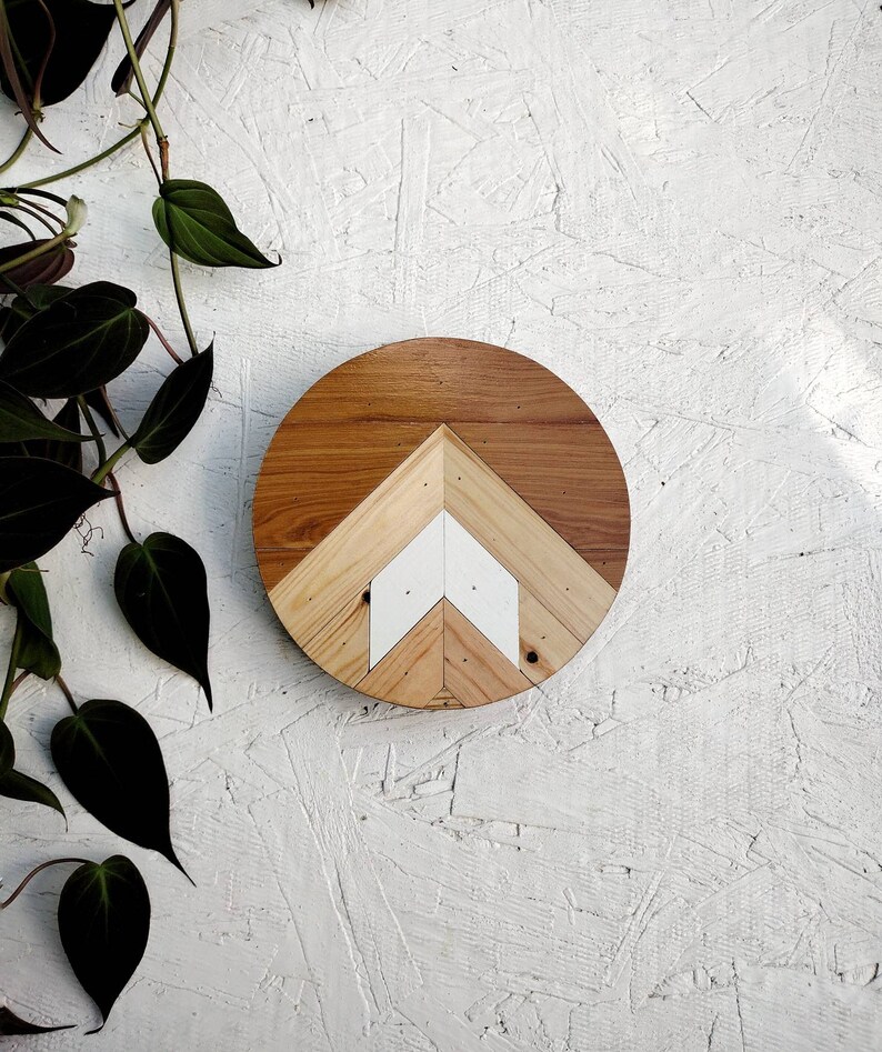 Round Mountains Small Round Design Mini Mountains Wood - Etsy